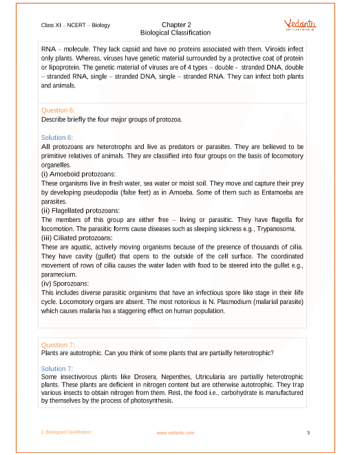 Classification Worksheet Biology 11