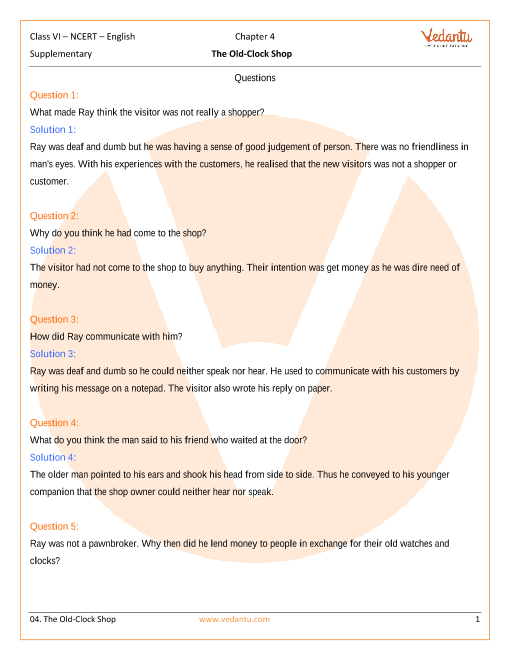 NCERT Solutions For Class 6 English A Pact With The Sun Chapter 4 The NCERT Solutions For Class 6 English A Pact With The Sun Chapter 4 The