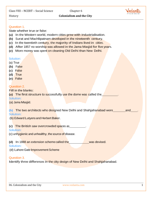 NCERT Solutions For Class 8 Social Science History Our Pasts 3 Chapter 6