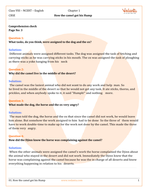 NCERT Solutions For Class 8 English It So Happened Chapter 1 How The NCERT Solutions For Class 8 English It So Happened Chapter 1 How The