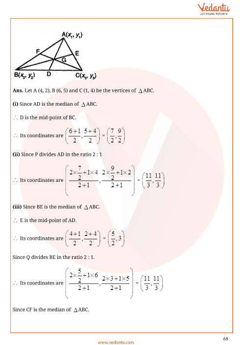 CBSE Class 10 Mathematics - Chapter 7 - Coordinate Geometry - Important ...