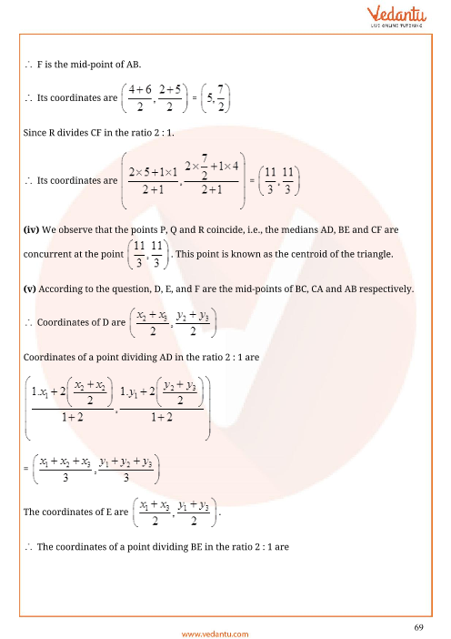 CBSE Class 10 Mathematics - Chapter 7 - Coordinate Geometry - Important ...