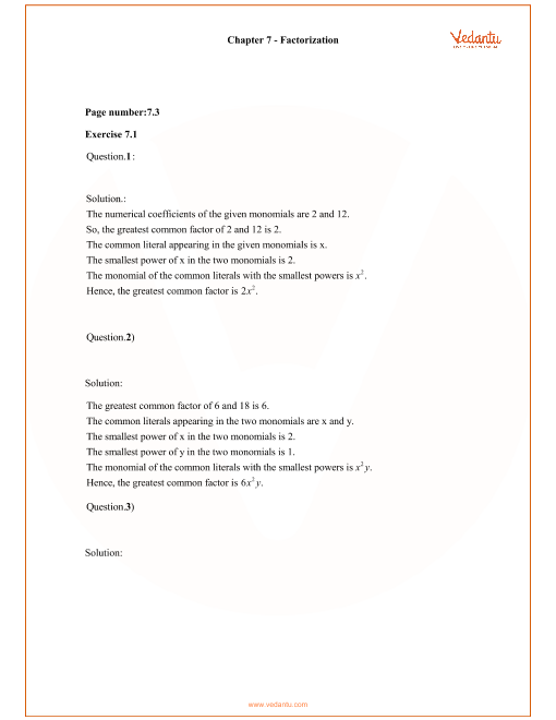 RD Sharma Class 8 Maths Solutions Chapter 7 Factorizations RD Sharma Class 8 Maths Solutions Chapter 7 Factorizations