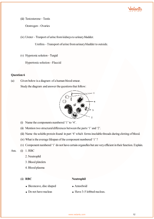 CISCE ICSE Class 10th Biology Specimen Question Paper See, 54% OFF