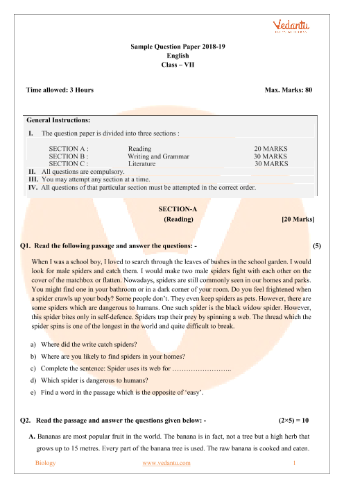 Cbse Sample Paper For Class 7 Maths With Solutions Mock Paper 1 Photos Cbse Sample Paper For Class 7 Maths With Solutions Mock Paper 1 Photos