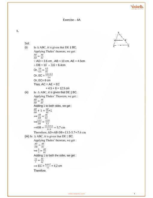 RS Aggarwal Solutions Class 10 Chapter 4 - Triangles (Ex 4B) Exercise 4 ...