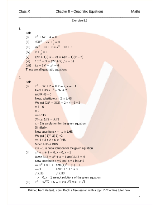 RD Sharma Class 10 Solutions Chapter 8 Quadratic Equations Ex 8 7 RD Sharma Class 10 Solutions Chapter 8 Quadratic Equations Ex 8 7