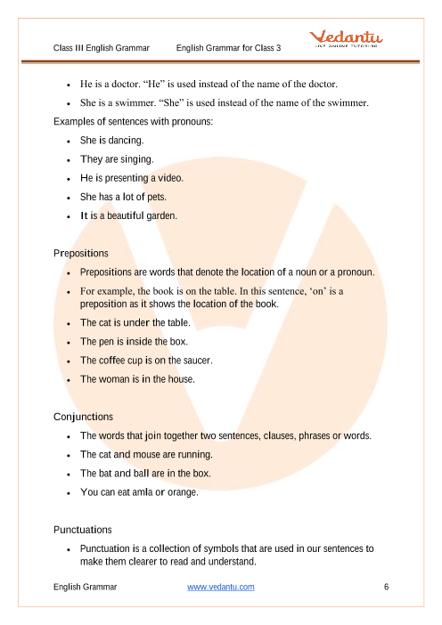 English Grammar Worksheets For Class 3 Pdf