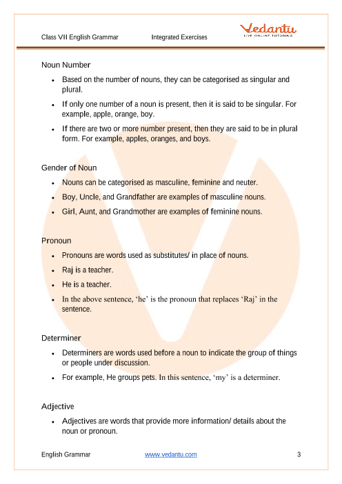 English Grammar Omission Exercises For Class 7 Free