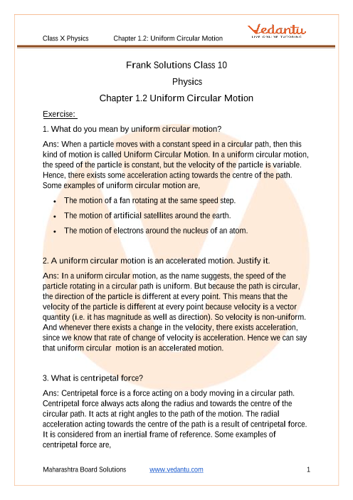 Circular Motion Examples 10