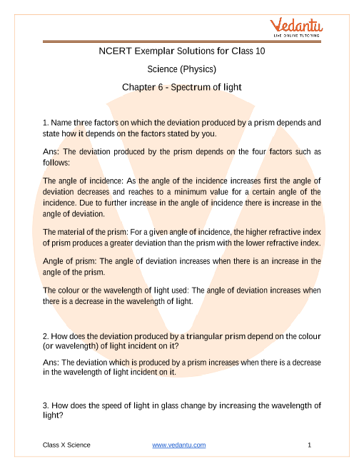 Spectrum Solutions for ICSE Board Class 10 Physics (Concise - Selina ...