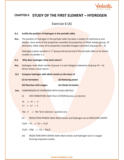 Selina Concise Chemistry Class 9 ICSE Solutions For Chapter 6 Study Selina Concise Chemistry Class 9 ICSE Solutions For Chapter 6 Study