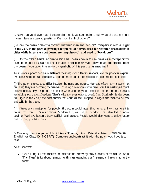 What Is The Summary Of The Poem The Trees - Infoupdate.org