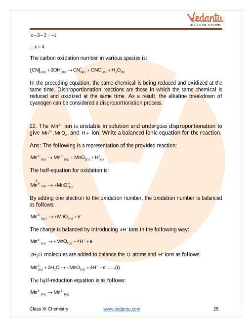 ap chemistry redox reactions practice