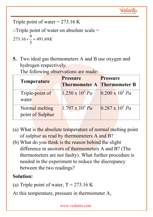 Triple Point Of Water Experiment