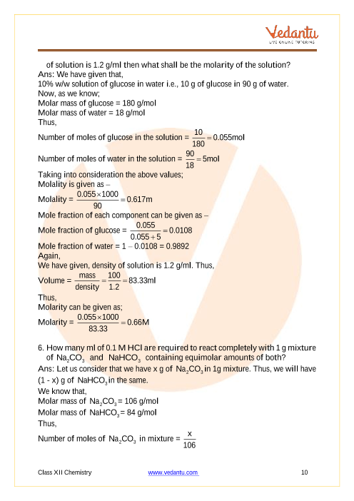 solution and colligative properties ncert pdf
