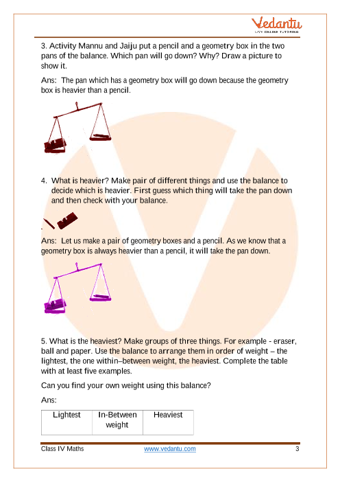 Two Pan Balances Math