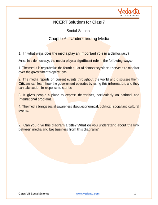 NCERT Solutions For Class 7 Social Science Social And Political Life