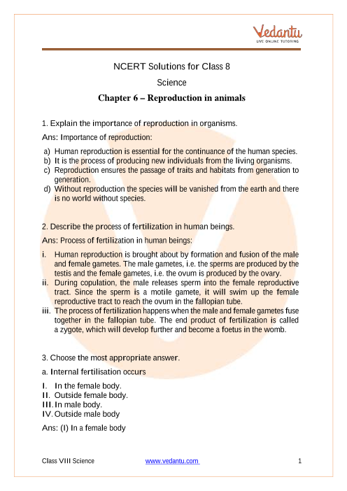 17 Animal Reproduction Worksheet For Grade 4 Background 