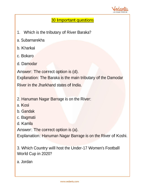 IGKO Important Questions For Class 8 IGKO Important Questions For Class 8
