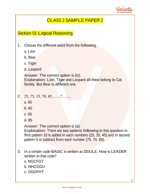Nso Class 7 Question Paper National Science Olympiad Vrogue co