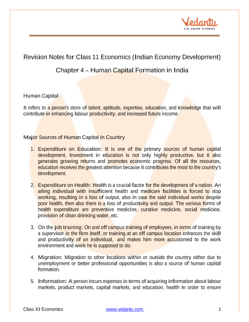 Poverty Class 11 Notes CBSE Economics Chapter 4 [PDF]