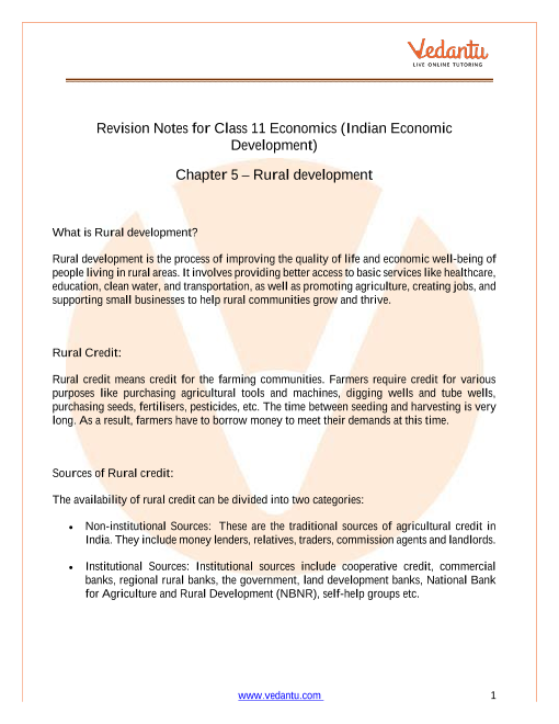 Human Capital Formation in India Class 11 Notes CBSE Economics Chapter ...