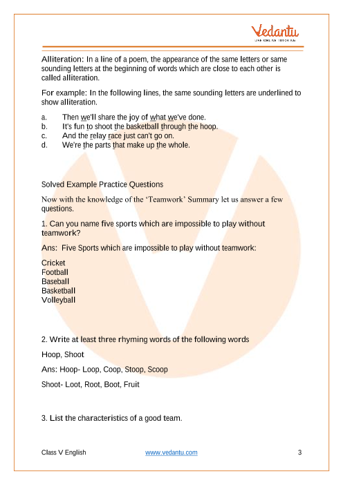 Teamwork Rhyming Es - Infoupdate.org