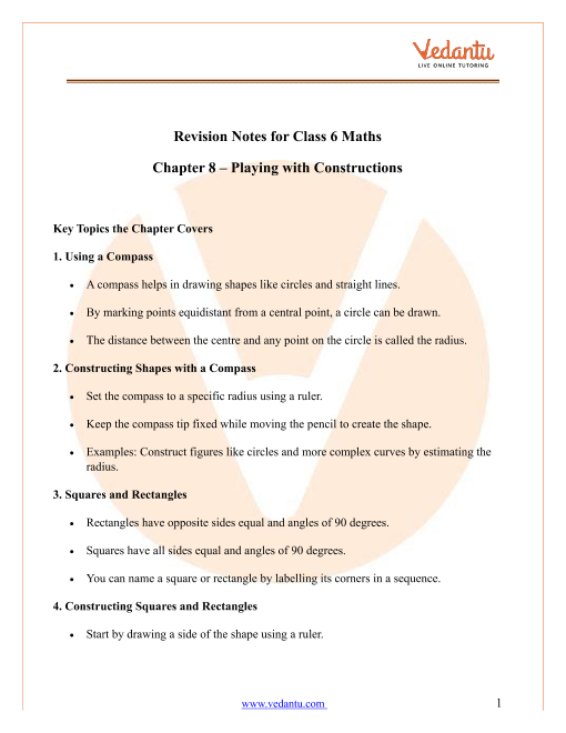 Decimals Class 6 Notes CBSE Maths Chapter 8 [PDF]