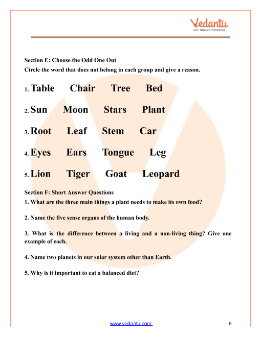 Science Worksheets For 3rd Grade Third Grade Science Worksheets: