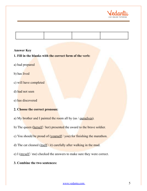 English Grammar Worksheets For Grade 5 Cbse CBSE Class 8 English