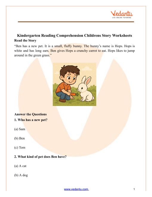 Short Stories For Kindergarten To Read Pdf - Infoupdate.org