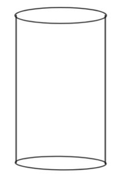 What is the vertical cross-section of a solid cylindrical pipe shown in ...
