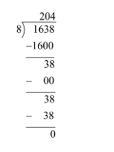 Which number is divisible by 8?A) 1638B) 2648C) 2564D) 3126