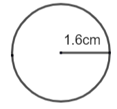 Draw a circle of radius 1.6cm and draw (i) a diameter(ii) a segment(iii ...