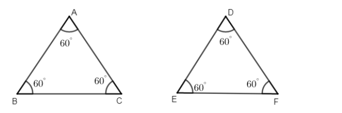 Fill in the blanks with the correct option. All _______ triangles are ...