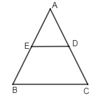 If a line is drawn parallel to the base of an isosceles triangle to ...
