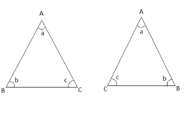 Is triangle ABC congruent to triangle ACB $\\left( {\\vartriangle ABC ...