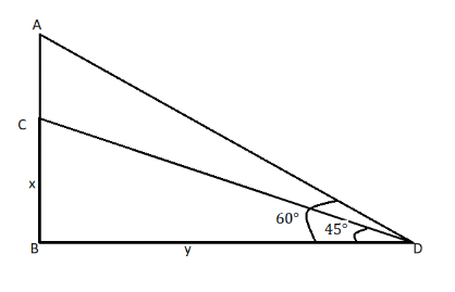 An aeroplane when flying at a height of 4,000m from the ground passes ...