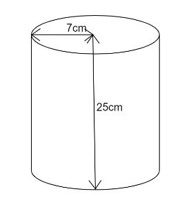 There are \\[50\\] circular plates each of radius \\[7\\,cm\\] and ...