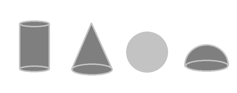 Hemisphere Shaped Objects