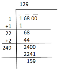 The least number to be subtracted from $16800$ to make it a perfect ...