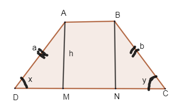 Suppose ABCD is a trapezium in which AB || CD and AD = BC. Prove that ...