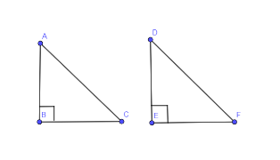 If in two right triangles the hypotenuse and one side of one triangle ...