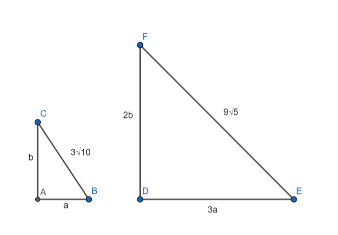 The hypotenuse of a right-angled triangle is $ 3\\sqrt{10} $ . If the ...