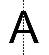 Draw the lines of symmetry of the following capital letters of the ...