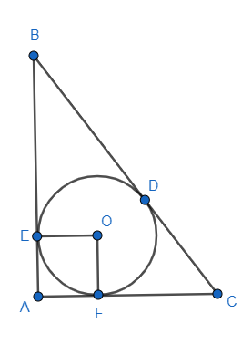 In the given figure, BDC is a tangent to the given circle at point D ...