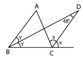 In the given figure, \\[ABC\\] is a triangle. The bisector of internal ...