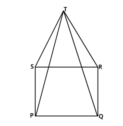 In fig, PQRS is a square and SRT is an equilateral triangle. Prove that PT=QT. \n \n \n \n \n