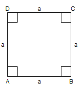 Construct a square, each of whose sides measures 5.5 cm.